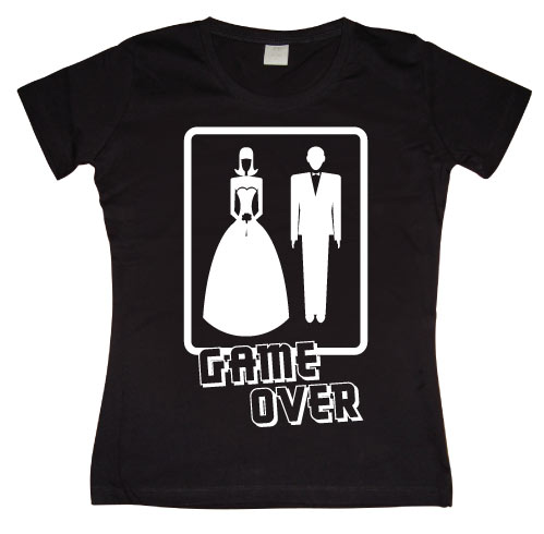 Wedding - GAME OVER! Girly T-shirt – Shirtstore