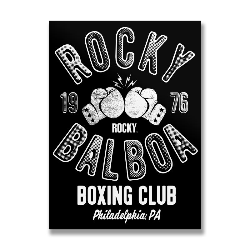 Rocky Balboa Boxing Club Sticker – Shirtstore