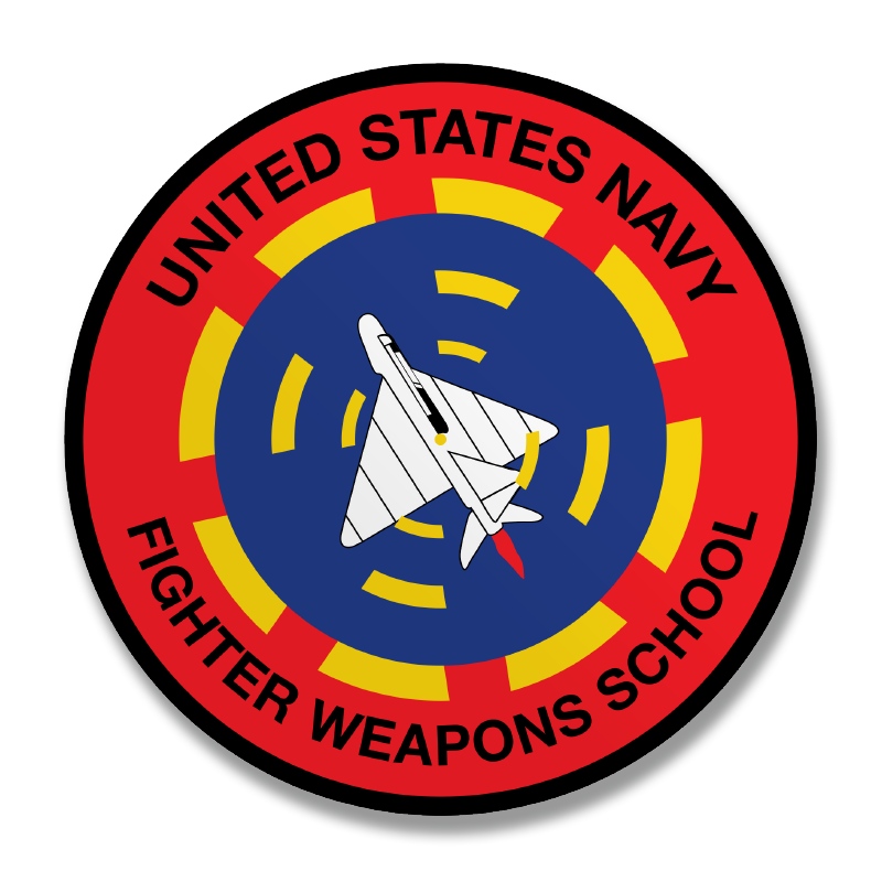 Fighter Weapons School Patch Sticker – Shirtstore